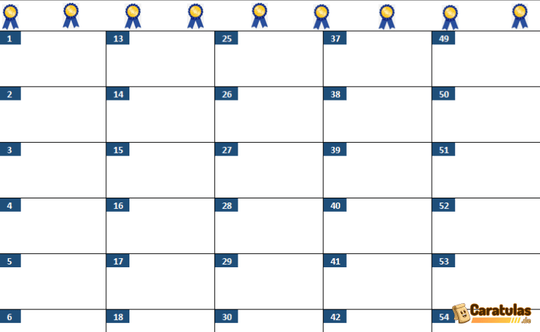 Hoja de Formato de Rifa 100 Números 【Descargar Gratis en Excel】